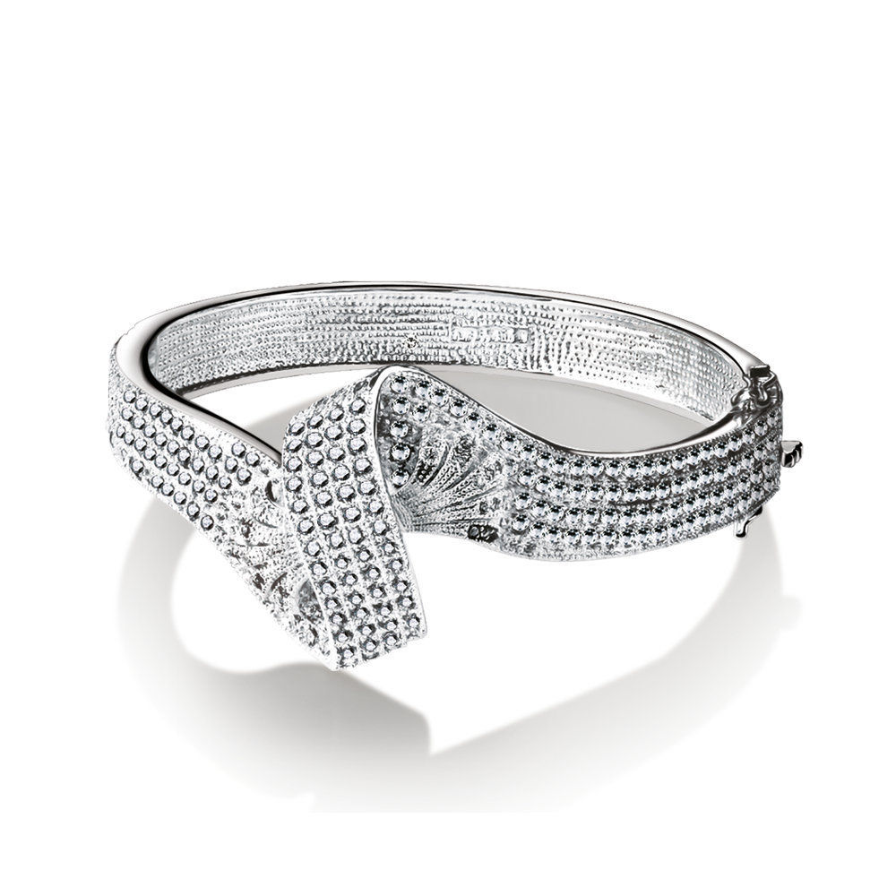 Newbridge Greta Garbo Bracelet with Clear Stones - Newbridge Silverware ...