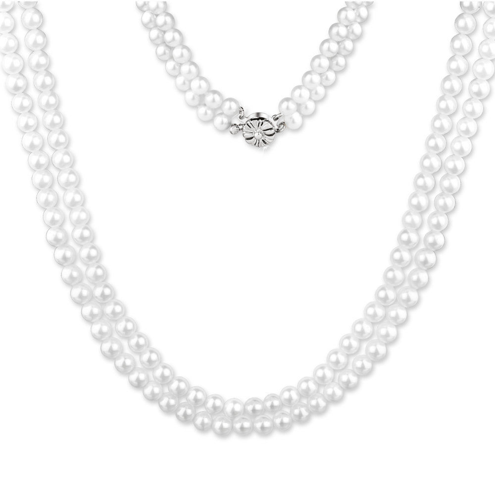 Newbridge Grace Kelly 2 Strand Pearl Necklace - Newbridge Silverware ...