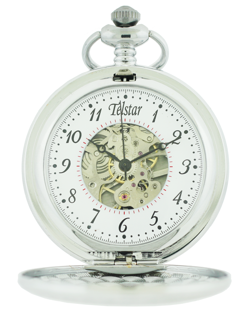 Telstar Stainless Steel Mechanical Pocket Watch - Telstar - Fallers.com ...