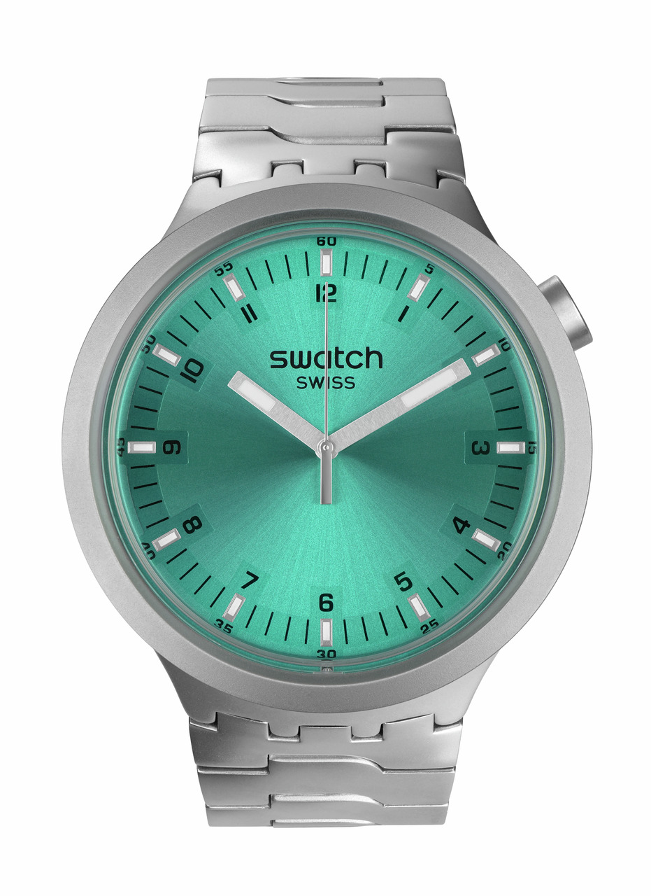 Swatch Big Bold Irony Aqua Shimmer - Swatch - Fallers.com - Fallers ...