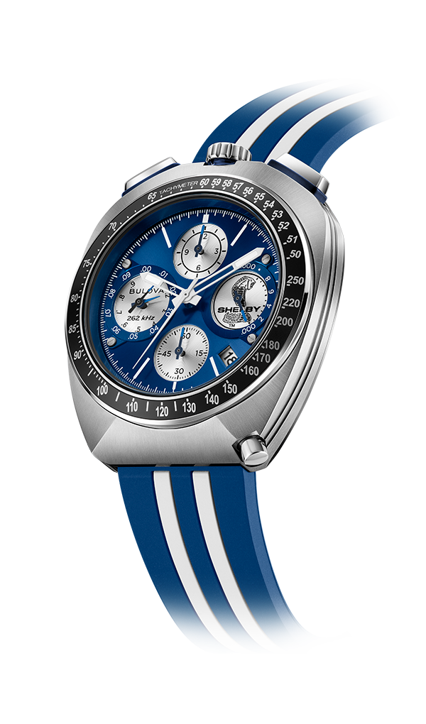 Bulova Archive Series Shelby Bullhead Race Chronograph Gents Watch ...