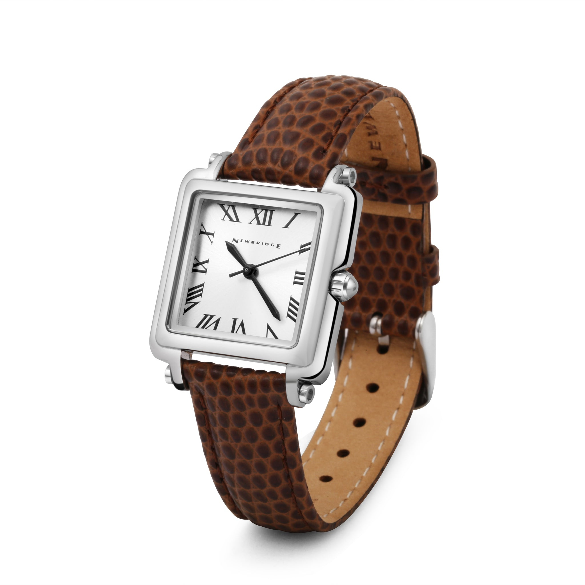 Newbridge Ladies Watch with Bronze Colour Leather Strap - Newbridge ...